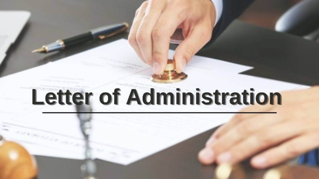 LETTERS OF ADMINISTRATION – Elthon Partners
